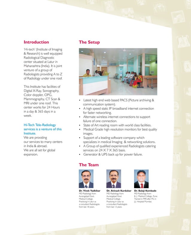 Hi tech tele-radiology_brochure | PDF