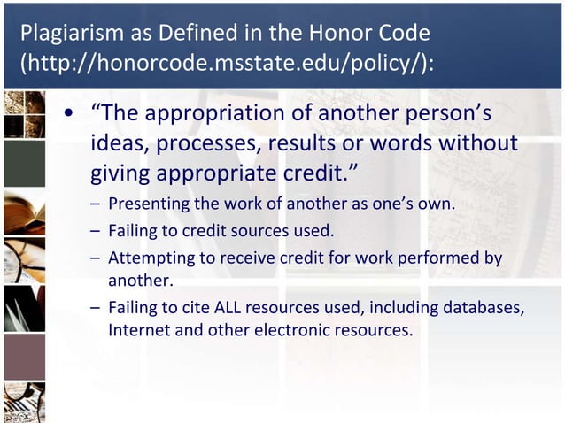 Ethics and Avoiding Plagiarism in History Research | PPT