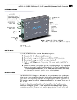 AJA HI5-3D | PDF