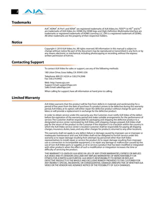 AJA Hi5-3D | PDF