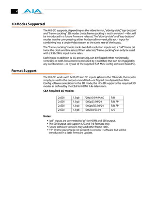 AJA Hi5-3D | PDF