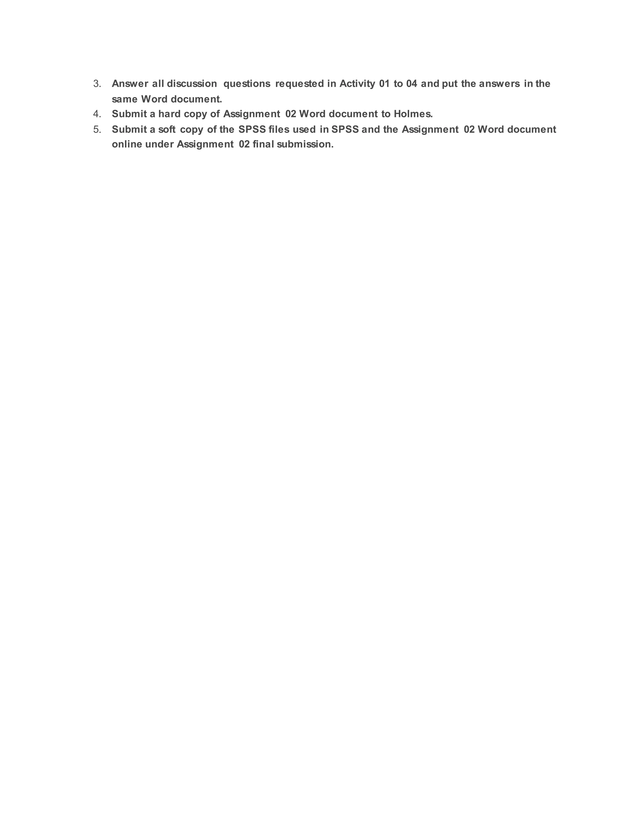 Hi6007 spss assignment | DOCX