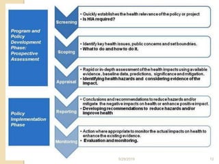 Health impact assessment | PPTX