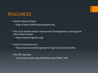 Hia For Rchc Pdf | PDF | Medical Health