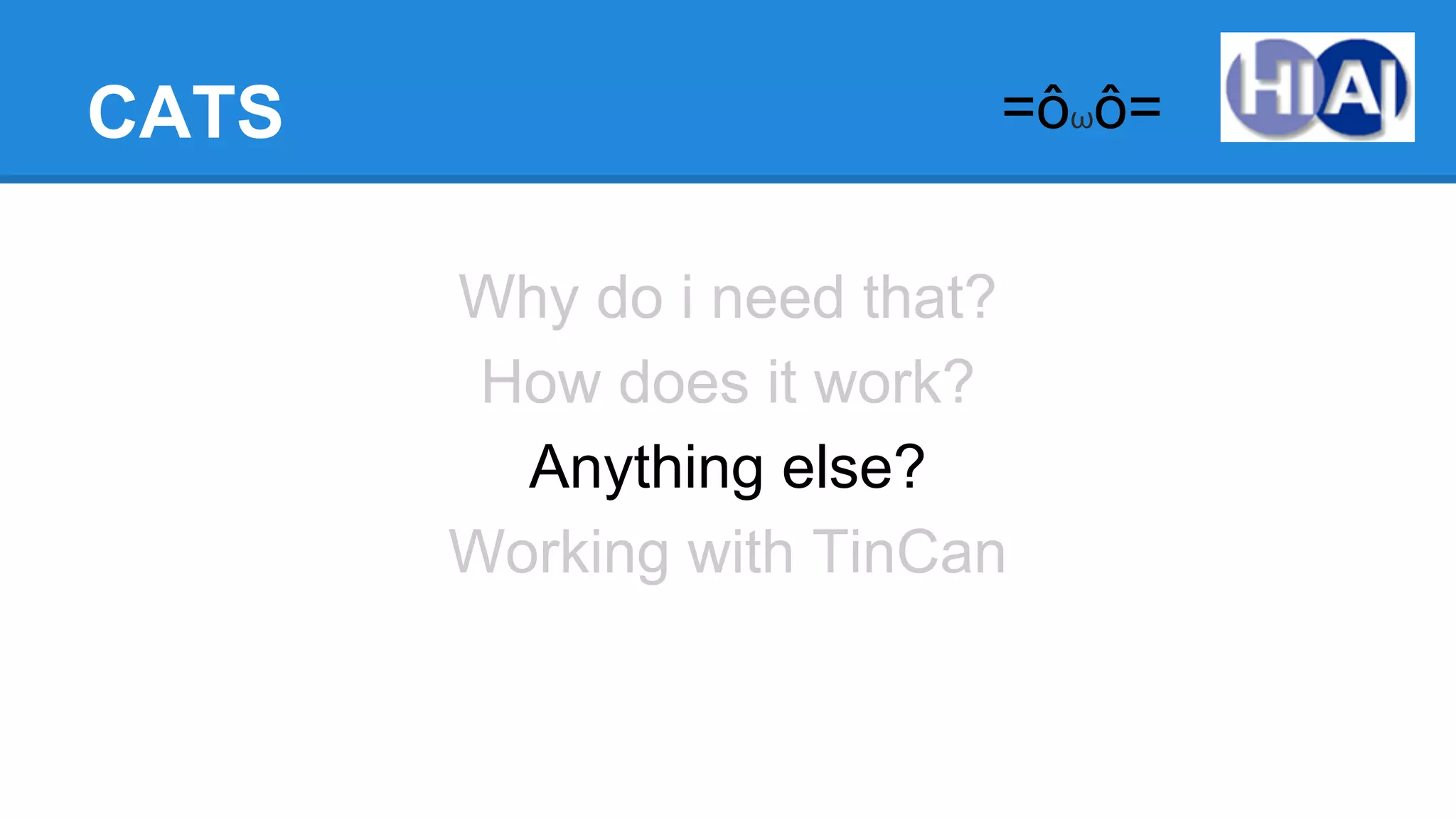 CATS Learning Model - Intensify the learning experience | PPT