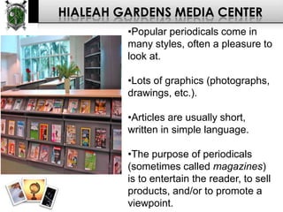 Hialeah Gardens High School Library Media Center | PPT