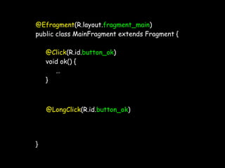 Hi AndroidAnnotations | PPT