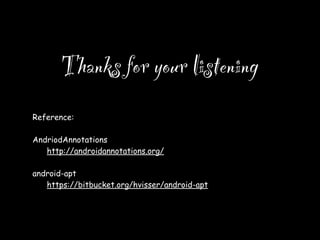 Hi AndroidAnnotations | PDF