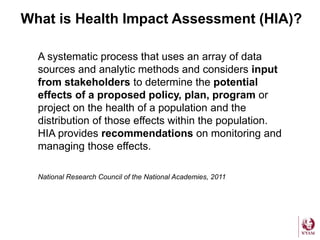 Hia presentation for health disparities group revised | PPT