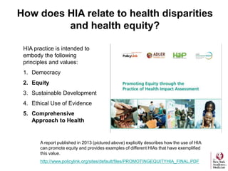 Hia presentation for health disparities group revised | PPT