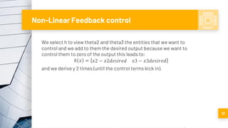 Non-linear control of a bipedal (Three-Linked) Walker using feedback Linearization. | PPT | Free ...