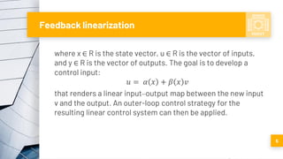 Non-linear control of a bipedal (Three-Linked) Walker using feedback Linearization. | PPT