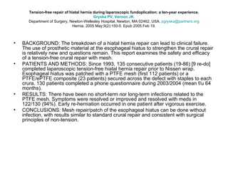 Hiatal Hernia | PPT