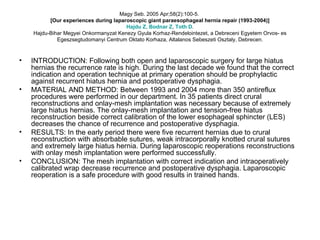 Hiatal Hernia | PPT