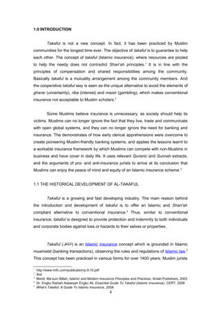 Hibah in Takaful Industry | DOC