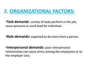 Hiba shaikh potential sources of stress | PPT