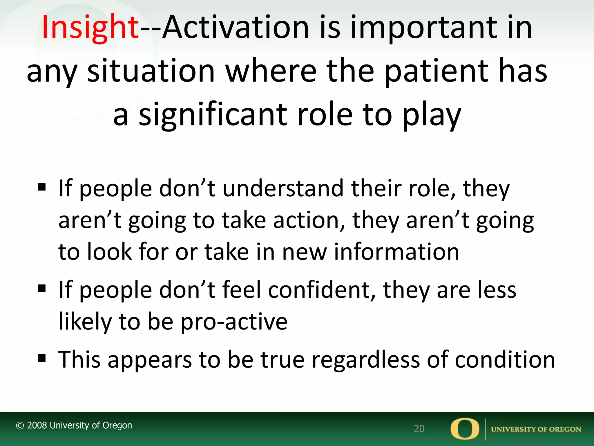 Patient Activation Measure - e-Patient perspective | PPT