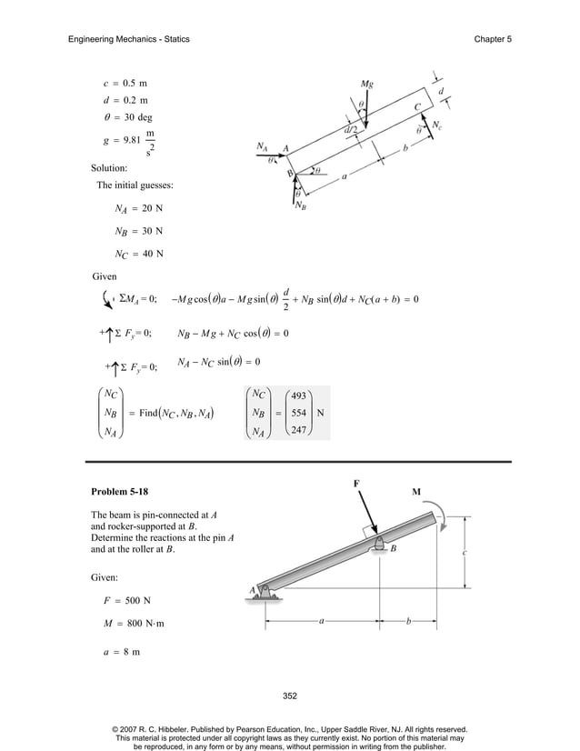 Hibbeler chapter5 | PDF | Physics | Science