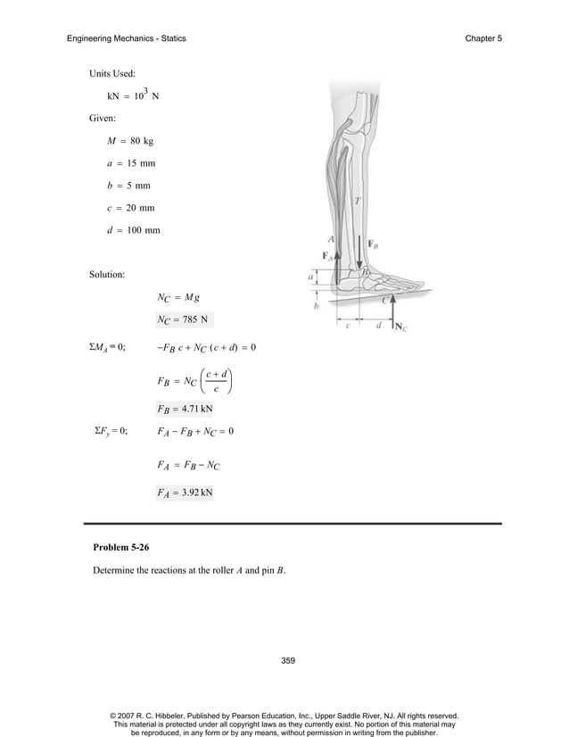 Hibbeler chapter5 | PDF | Physics | Science