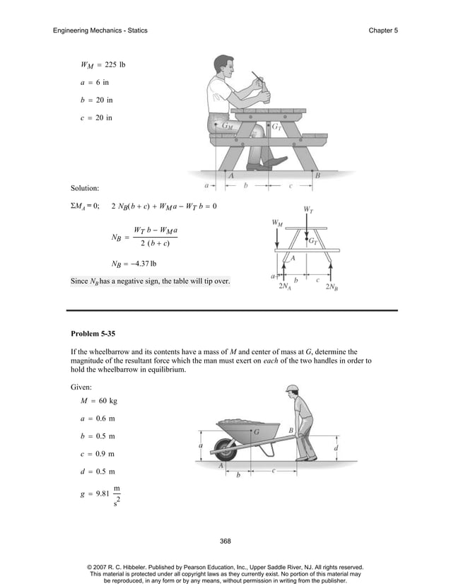 Hibbeler chapter5 | PDF | Physics | Science