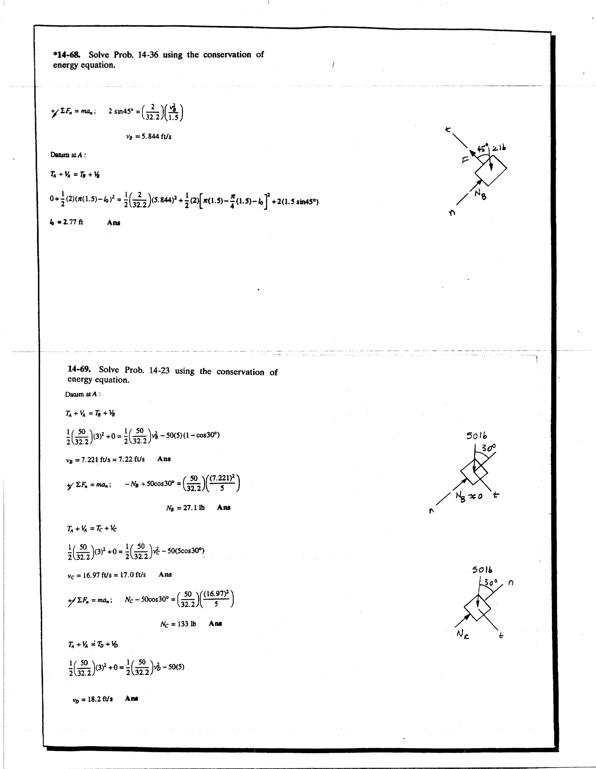 hibbeler dynamics chap 14 | PDF