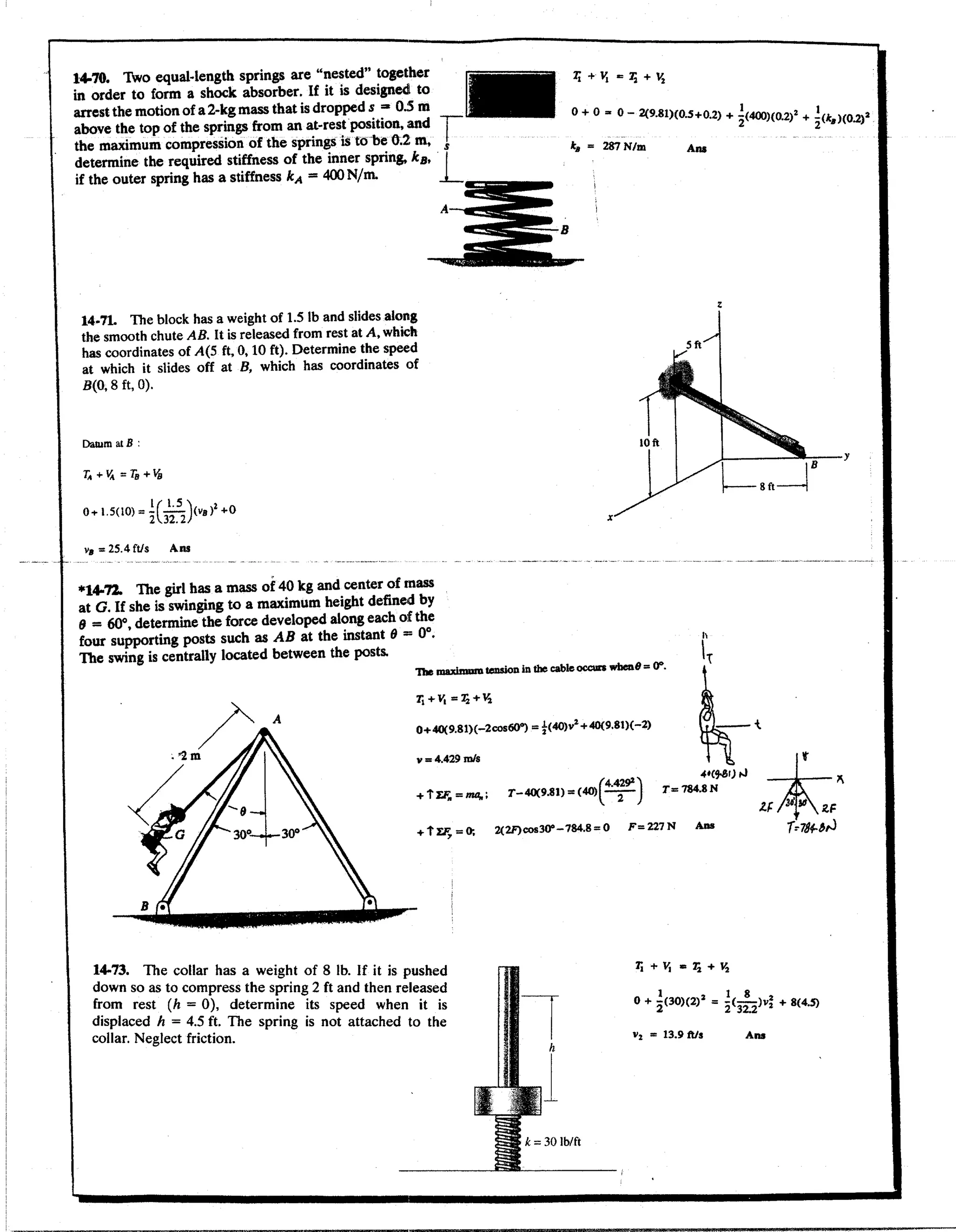 hibbeler dynamics chap 14 | PDF