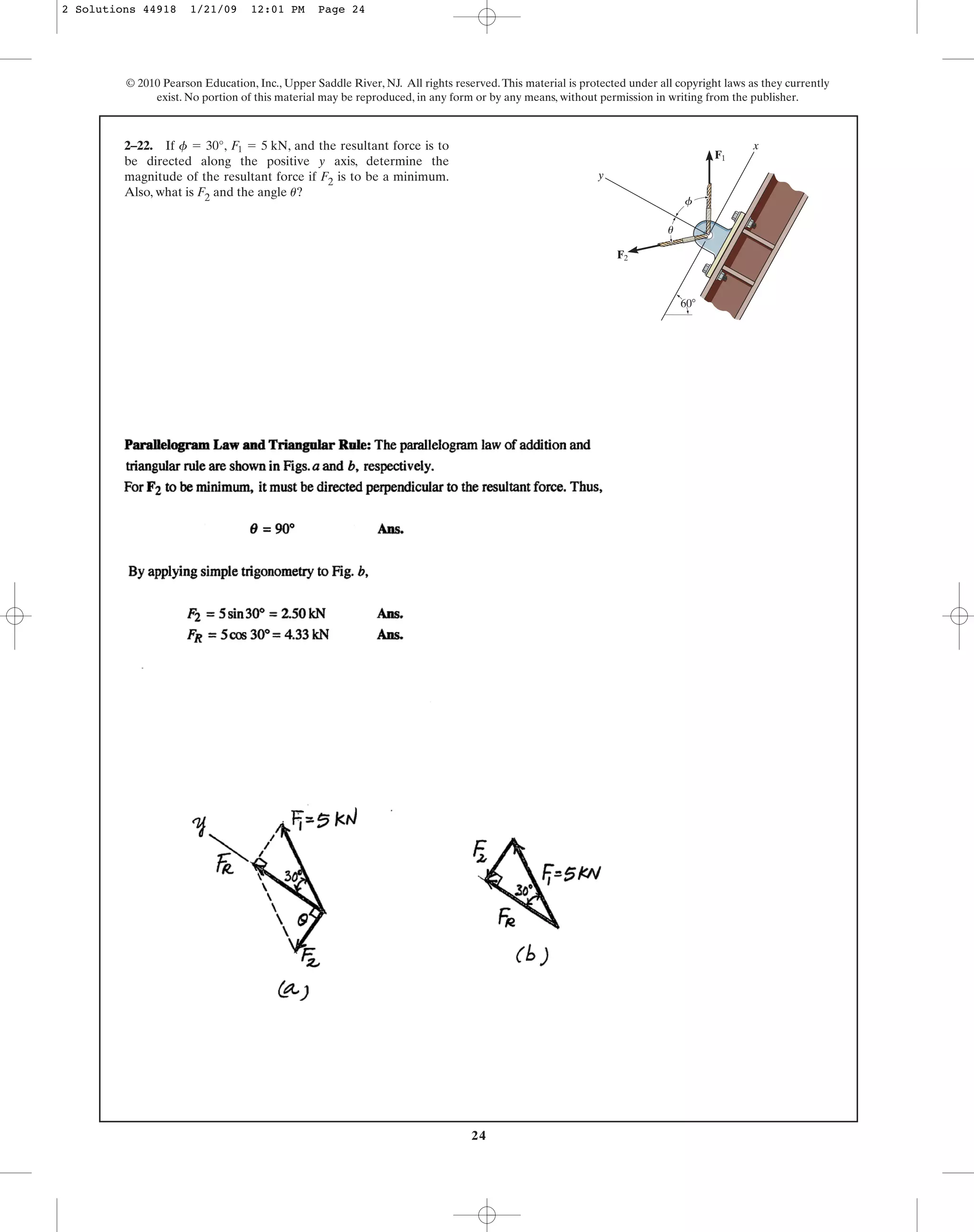 Hibbeler – Engineering Mechanics – Statics 12th Edition Solution Manual | PDF