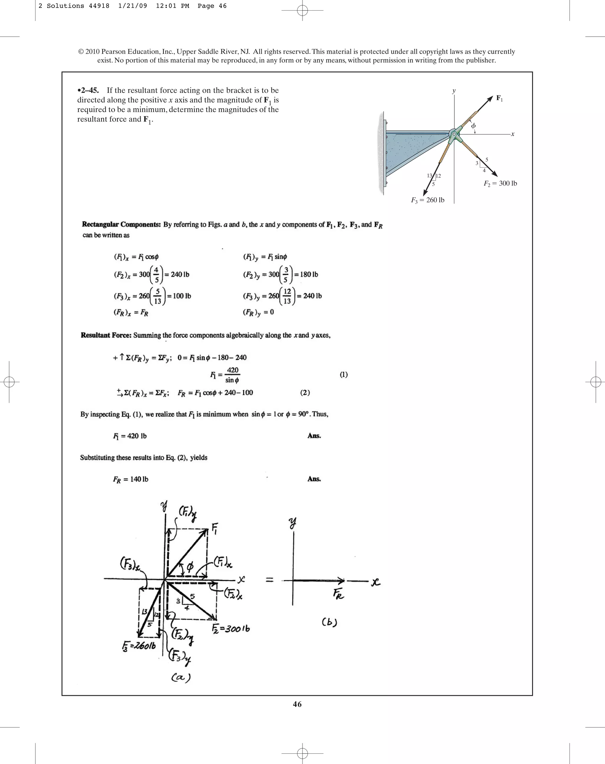 Hibbeler – Engineering Mechanics – Statics 12th Edition Solution Manual ...