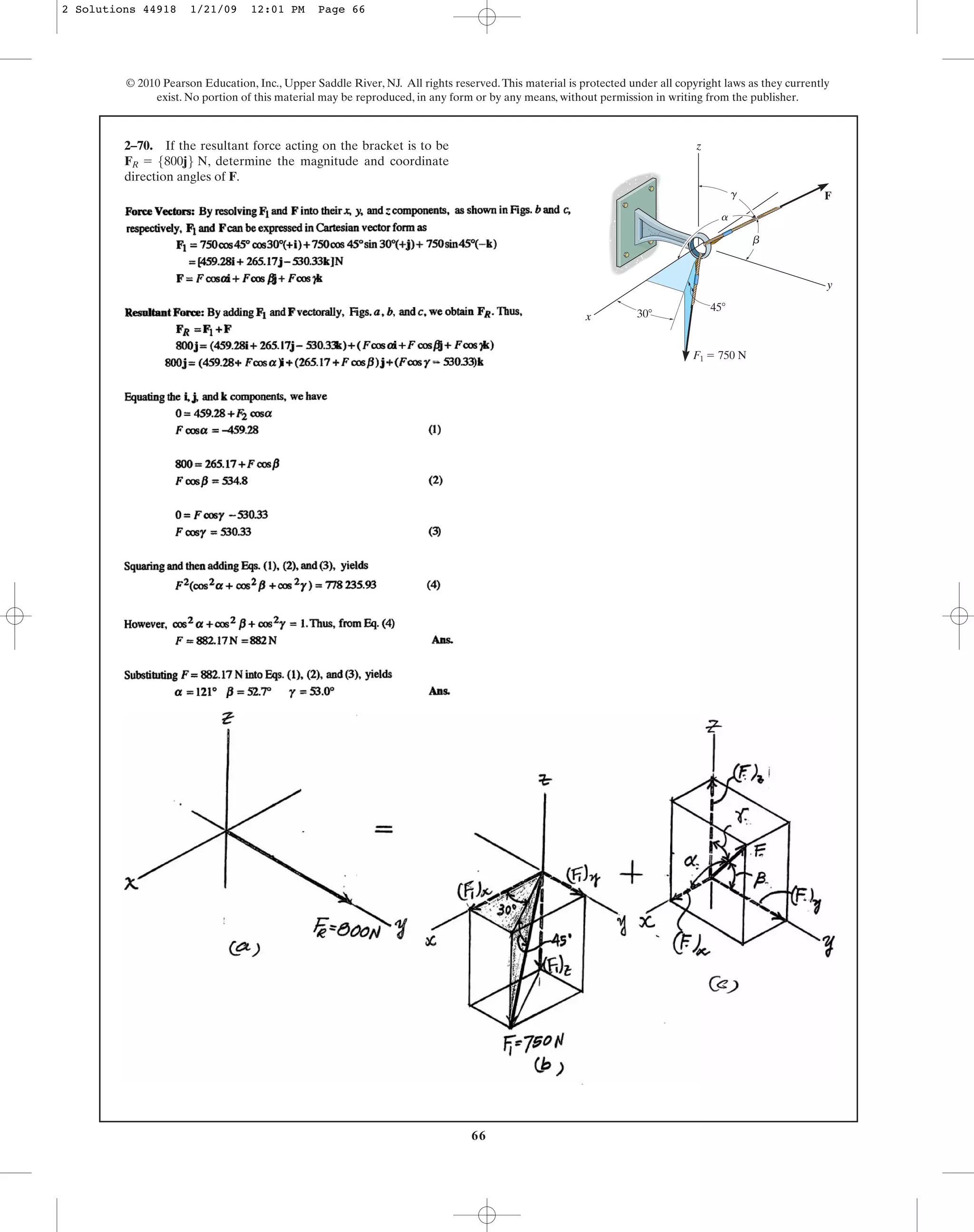 Hibbeler – Engineering Mechanics – Statics 12th Edition Solution Manual ...