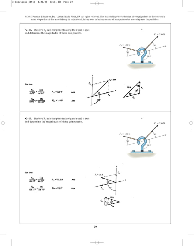 Hibbeler Engineering Mechanics Statics 12th Edition Solution Manual