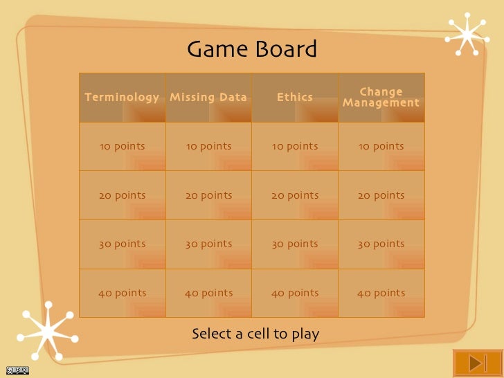 Game Based Assessment Quiz Template