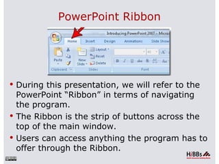 Introduction to Microsoft PowerPoint 2010 for Microsoft Windows Slides ...