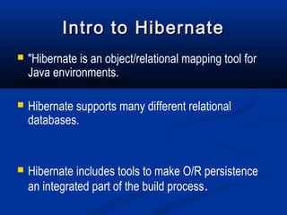 Hibernate | PPT