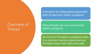 Multithreading in java | PPTX