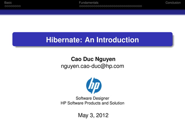 Hibernate An Introduction | PDF | Databases | Computer Software and Applications