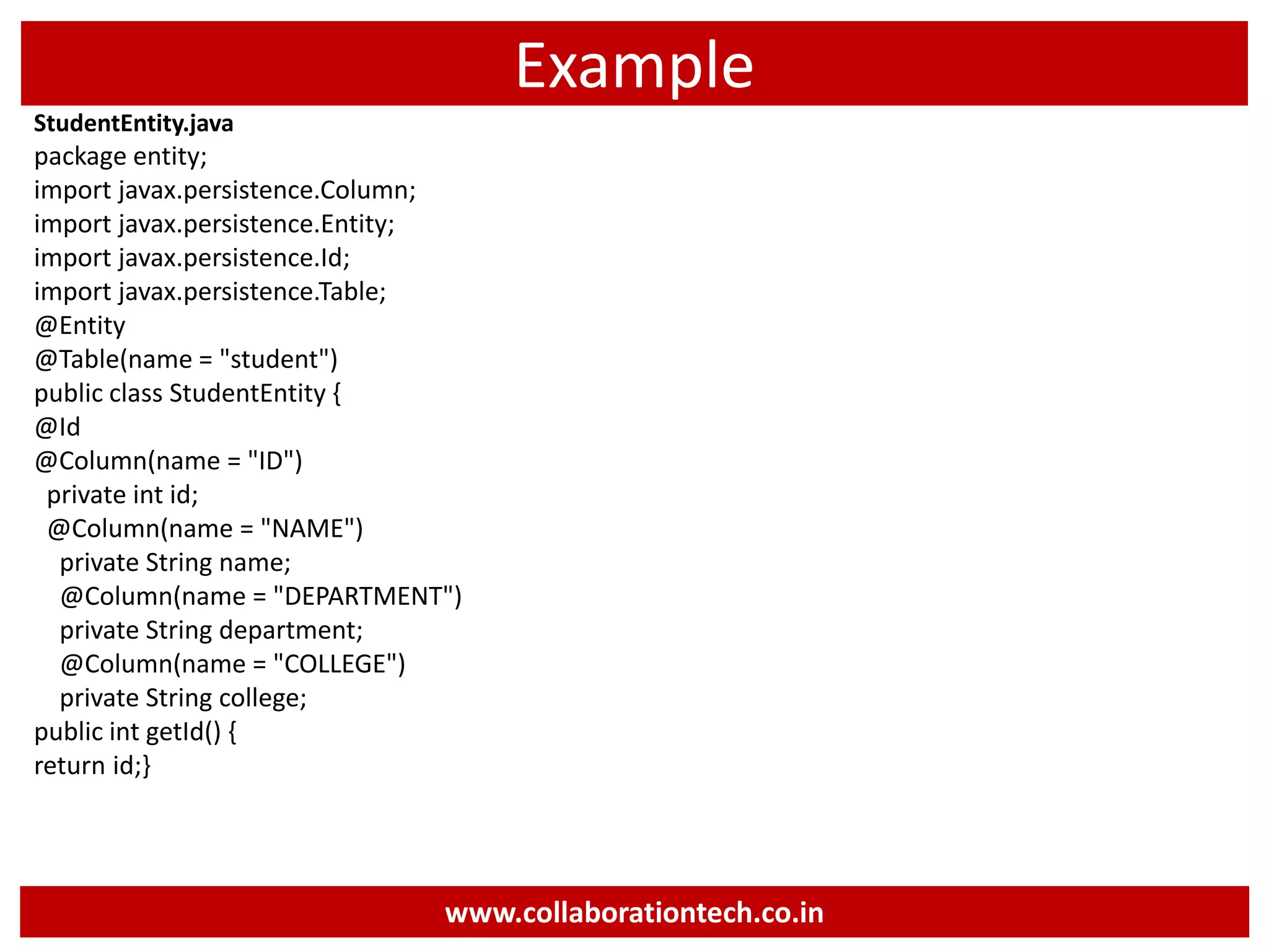 Introduction To Hibernate Framework Ppt