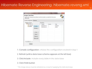Hibernate reverse engineering | PPT