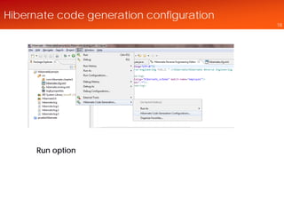 Hibernate reverse engineering | PPT