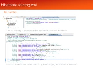 Hibernate reverse engineering | PPT