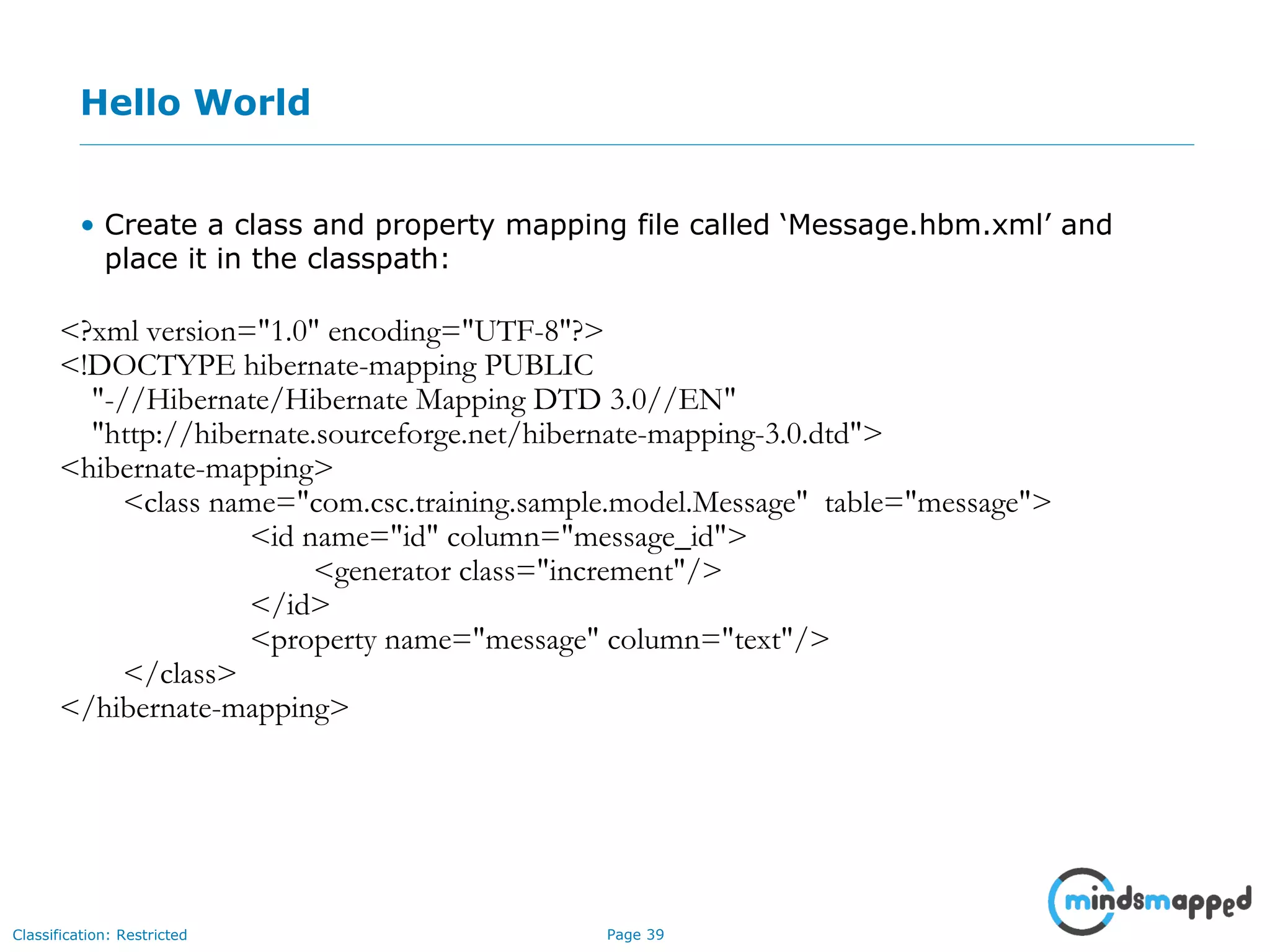 Hibernate Basics Ppt