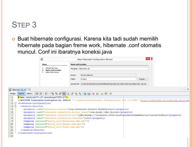 Hibernate dan servlet | PPTX