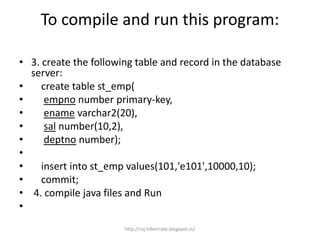 Hibernate example1 | PPTX | Databases | Computer Software and Applications