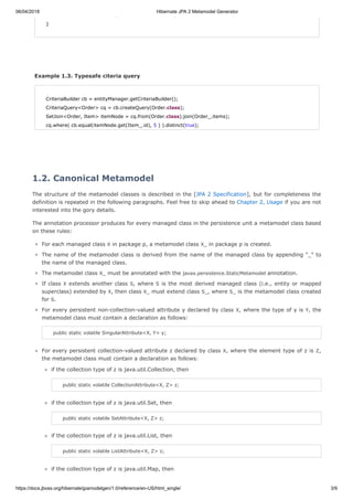 Hibernate jpa 2 metamodel generator | PDF
