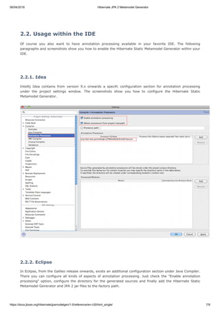 Hibernate jpa 2 metamodel generator | PDF