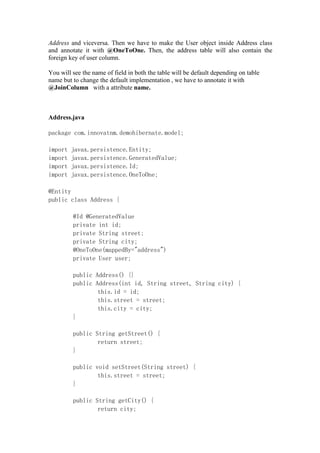 Hibernate Mapping | PDF