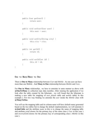 Hibernate Mapping | PDF