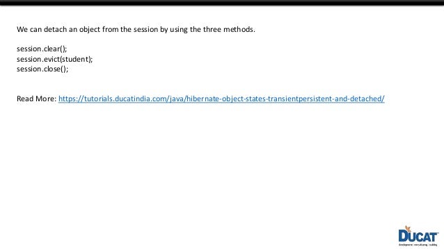 Hibernate Object States Transient Persistent And Detached Ppt