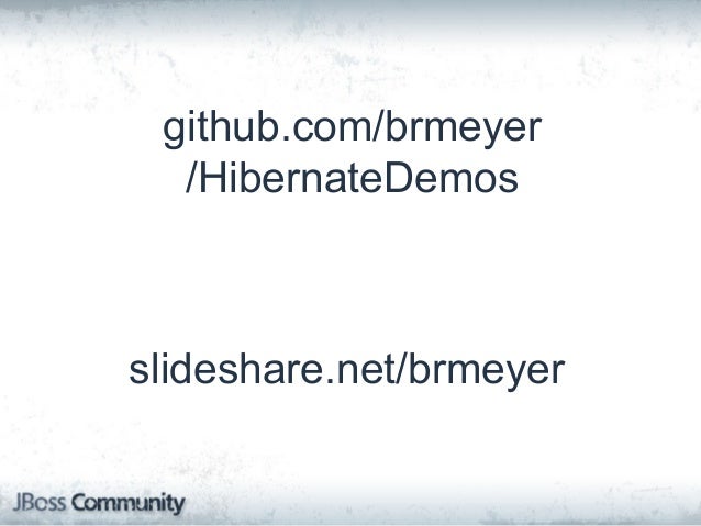 Orm Jpa And Hibernate Overview