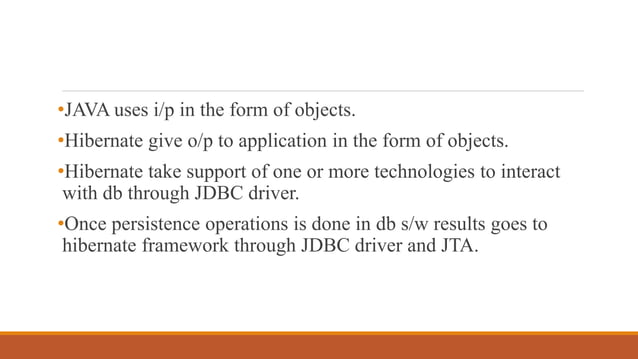 Hibernate ppt | PPTX | Databases | Computer Software and Applications