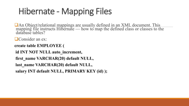 Hibernate ppt | PPTX | Databases | Computer Software and Applications
